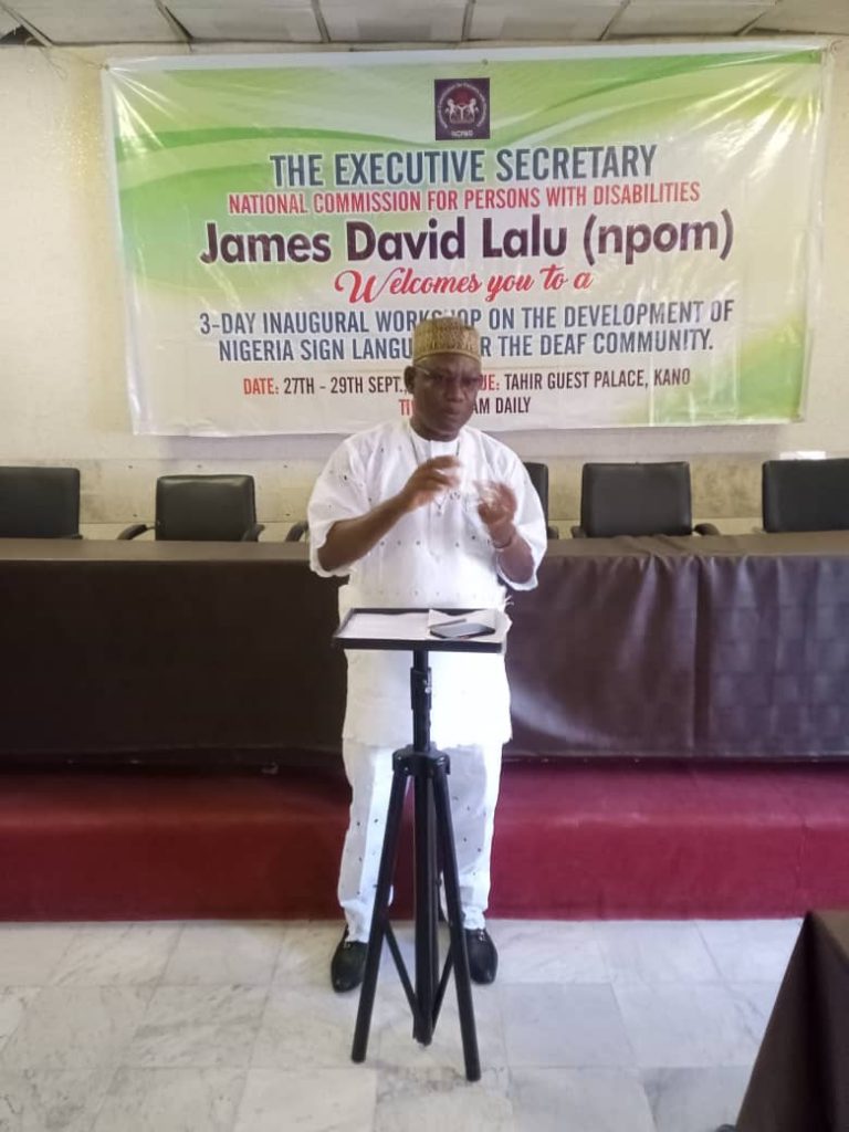 NCPWD, Partners Meet To Develop Nigerian Sign Language – Inclusion Magazine