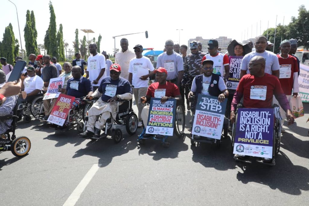 NCPWD, PWD Hold Road Walk In Abuja, Gufwan Reinstate Commitment To ...